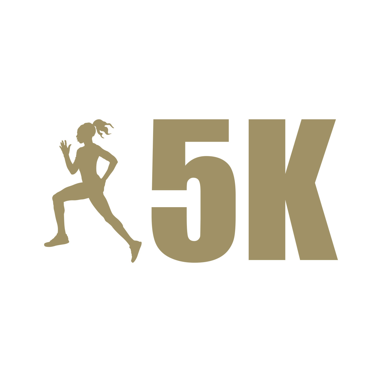 Womens 5K Sticker Decal Die Cut - Self Adhesive Vinyl - Weatherproof ...