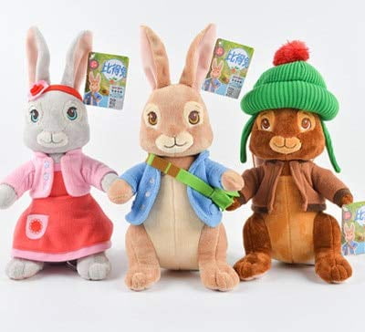 3pcs/Set 30 cm Lili, Peter and Benjamin Rabbit Soft Toy - Walmart.com