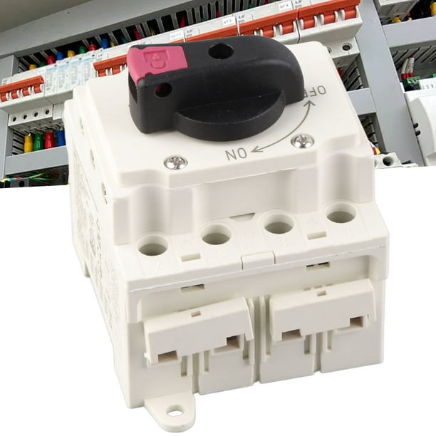 Solar Disconnect Switch, 35mm Rail Silver Contact DC 1000V 32A Wide ...