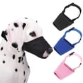 AntiBite Dog Muzzle with Breathable Fabric Fast Release Adjustable ...