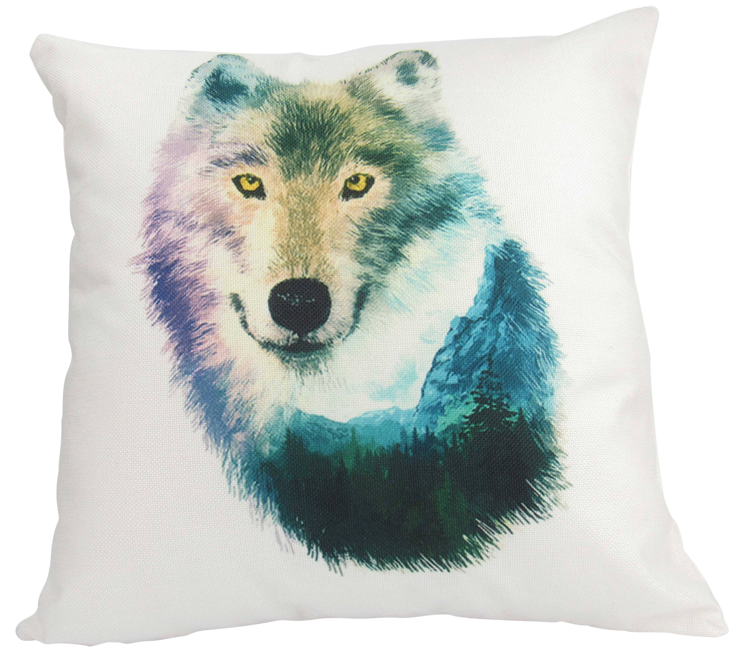 Wolf | Pillow Cover | Wolf Decor | Throw Pillow | Home Decor | Wild ...