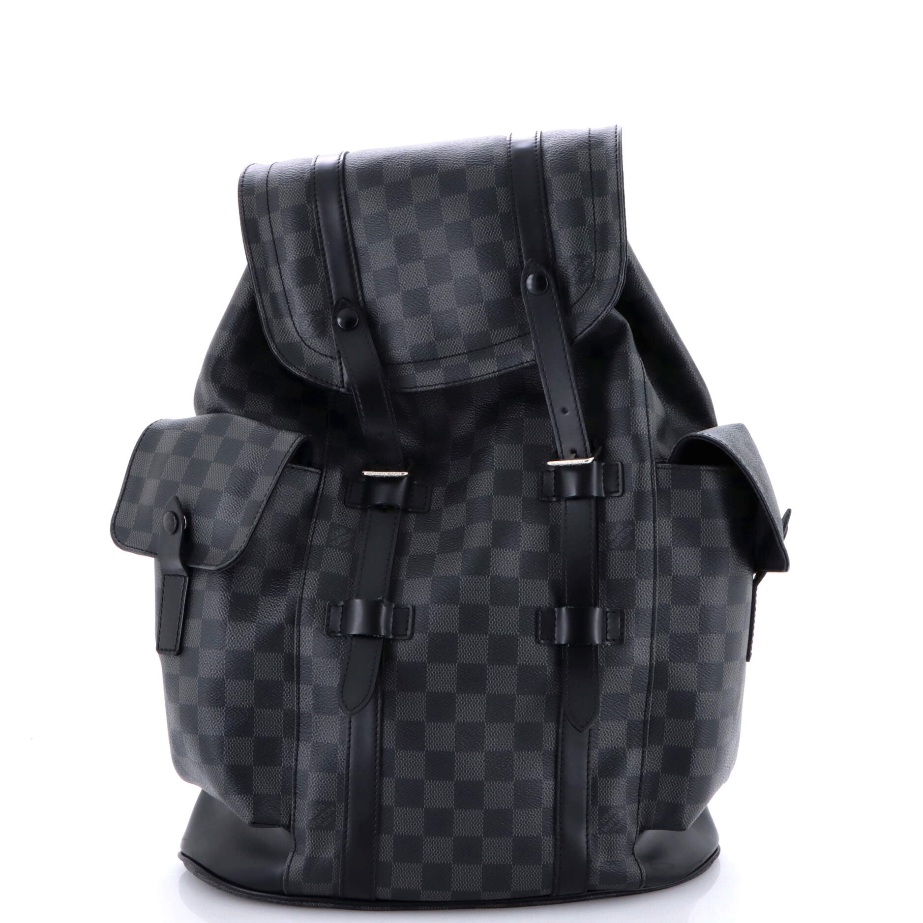 Pre-Owned Christopher Backpack Damier Graphite PM By Rebag - Walmart.com