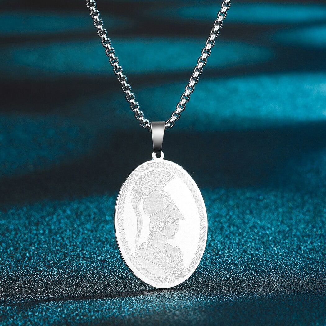 Greek Mythology Athena the Goddess of Wisdom Necklace For Women Men ...