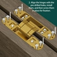 180 Degree Swing Door Hinge Adjustable Cabinet Cupboard Door Hinge ...