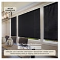 Cordless Room Darkening Mini Blind - 30 Inch Width, 64 Inch Length, 1 ...