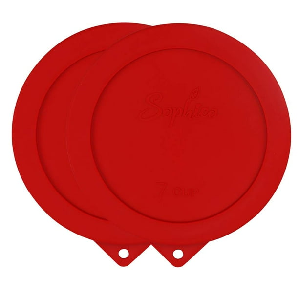 Sophico Round Silicone Storage Cover Lids Replacement for Anchor ...
