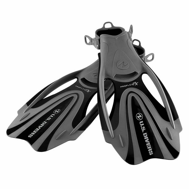 U.S. Divers ProFlex Fx Adult LG (10-13) Snorkeling/Diving Water Fins ...