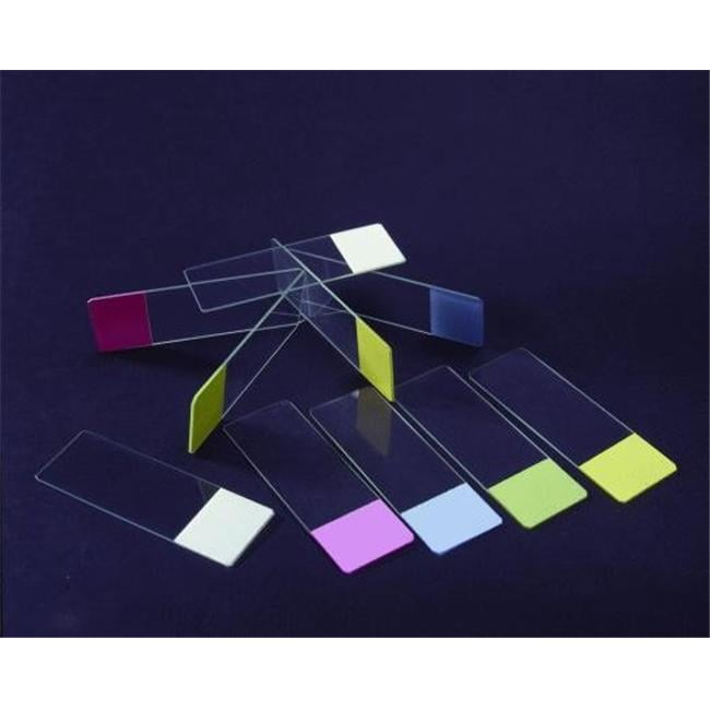 C & A Scientific Pink Tabbed Charged Microscope Slides - Pack Of 144 ...