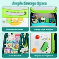 UUSUOO Easel for Kids,Double Sided Art Easel with Magnetic White Board ...