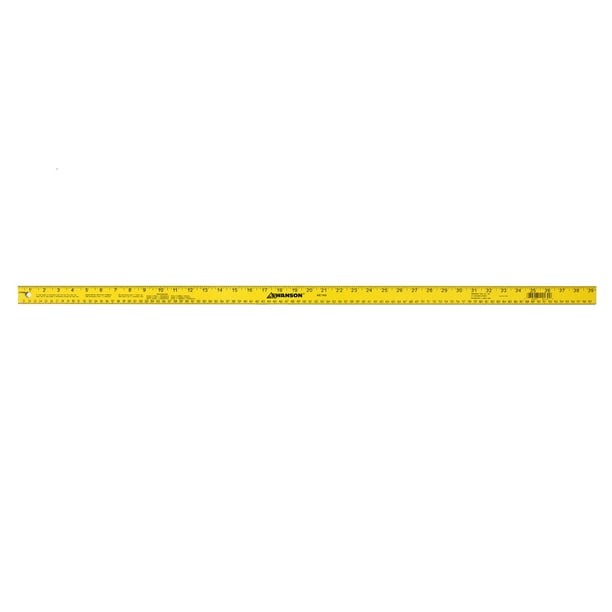 Swanson AE140 100-Centimeter Aluminum Meter Stick Straight Edge ...