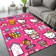 Hello Kitty Rug Sanrio Carpet for Living Room Bedroom Play Mat Doormat ...