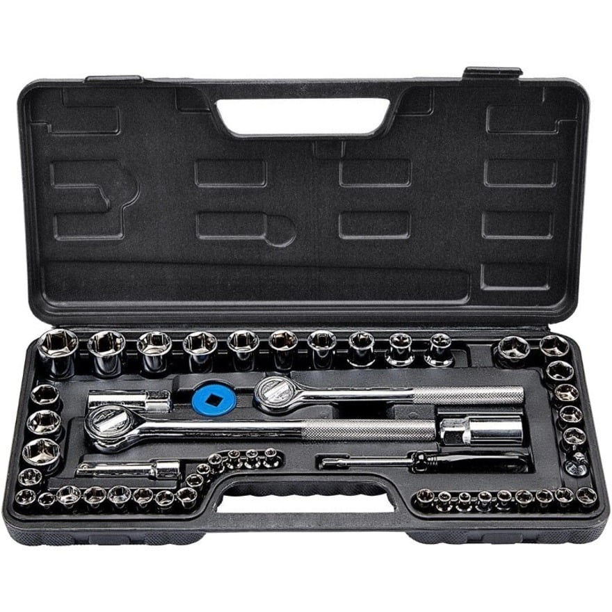 Pittsburgh SAE & Metric Socket Set, 51 Piece - Walmart.com