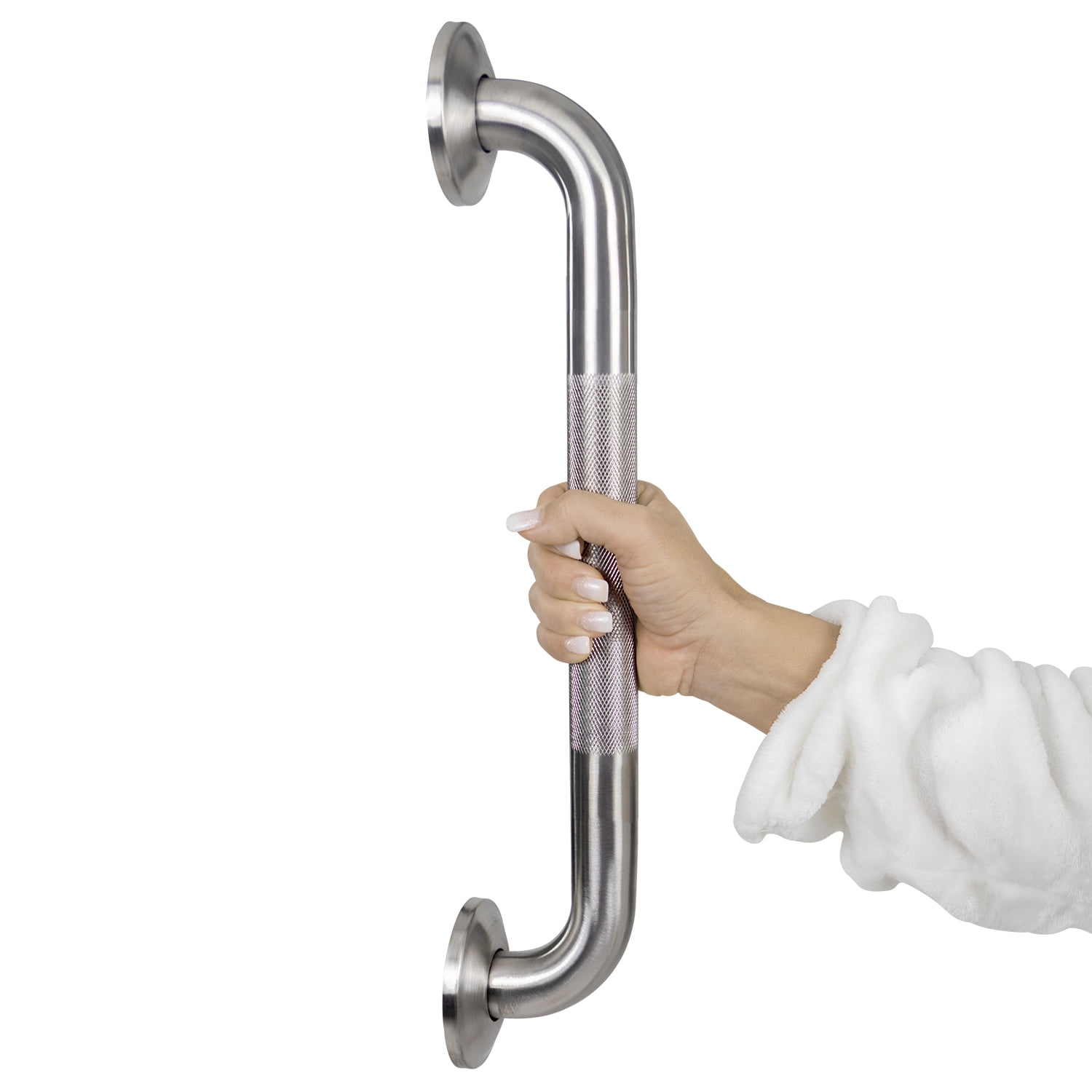 Vive Textured Grab Bar for Shower - Handicap Bathroom Safety Rail for ...