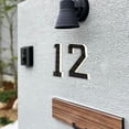 Solar Light Up House Number 1 - Small 12x8.3cm LED Illuminated Address ...