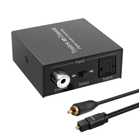 Optical to Coaxial OR Coax to Optical Digital Audio Converter Bi ...