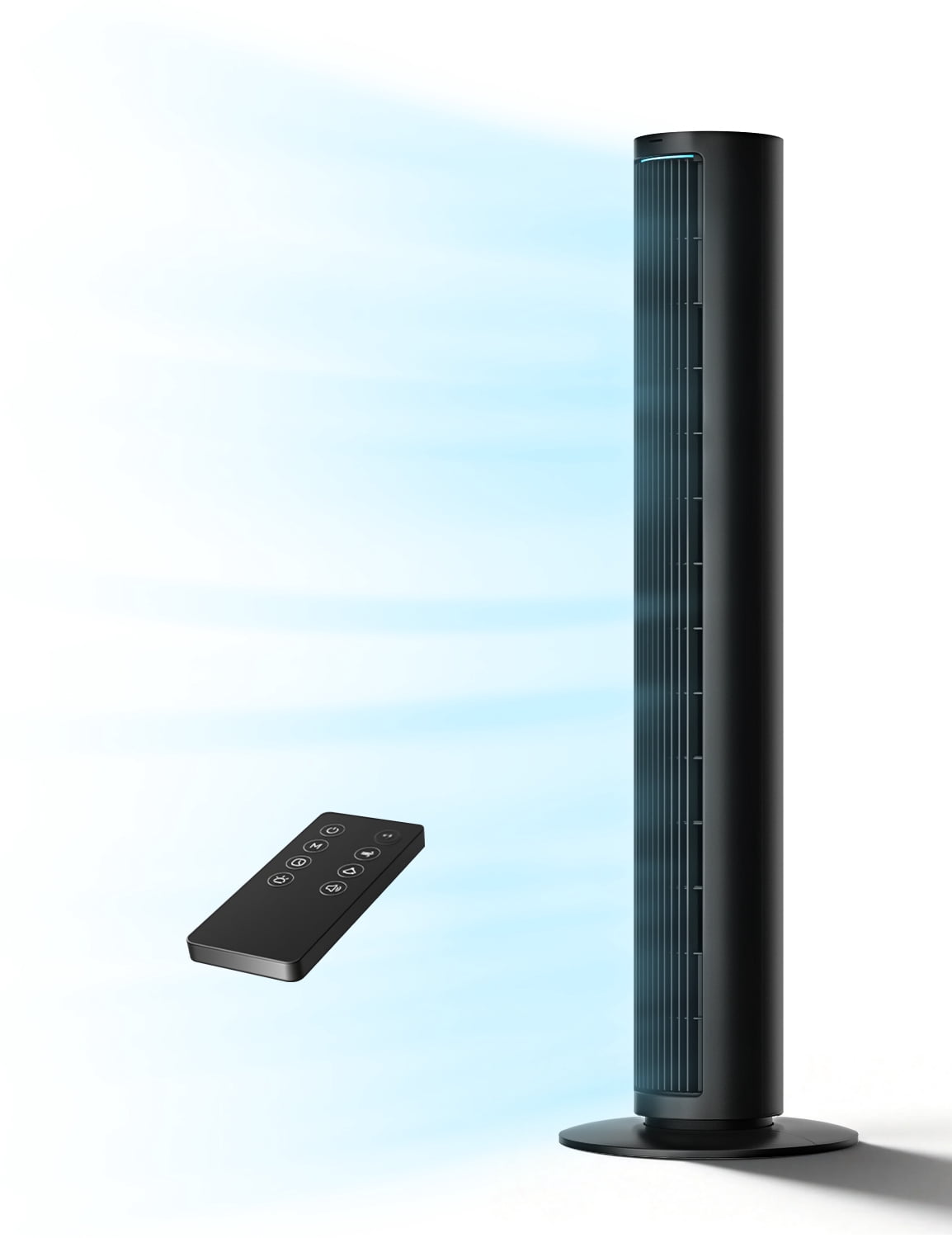 PhiloDeco Tower Fan for Home, 40 inch Slient Bladeless Fan, 90 ...