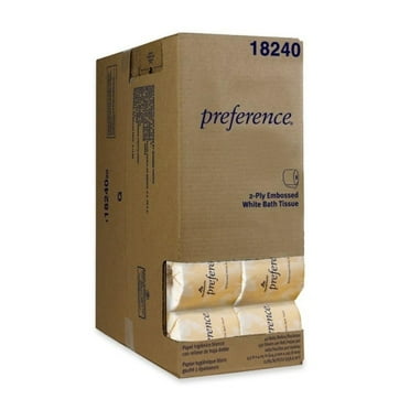 Georgia-Pacific Compact Coreless 2-Ply Recycled Fiber Toilet Paper, 19378, 1500 Sheets Per Roll ...