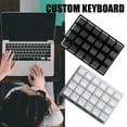 VIVIDCRAFT Black New Upgraded Hot-Swappable Rgb24-Key Keypad Mechanical Keyboard Custom Shortcut ...