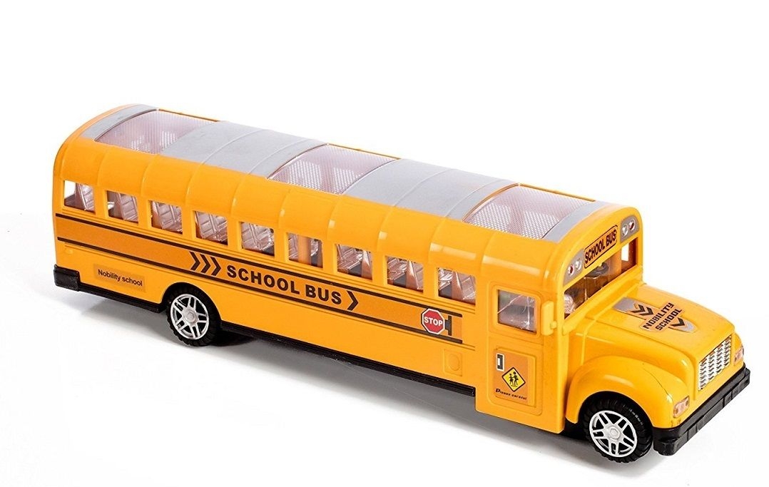 Schoolbus Toy With Lights and Sounds PS167 Play Bus Vehicle - Walmart.com