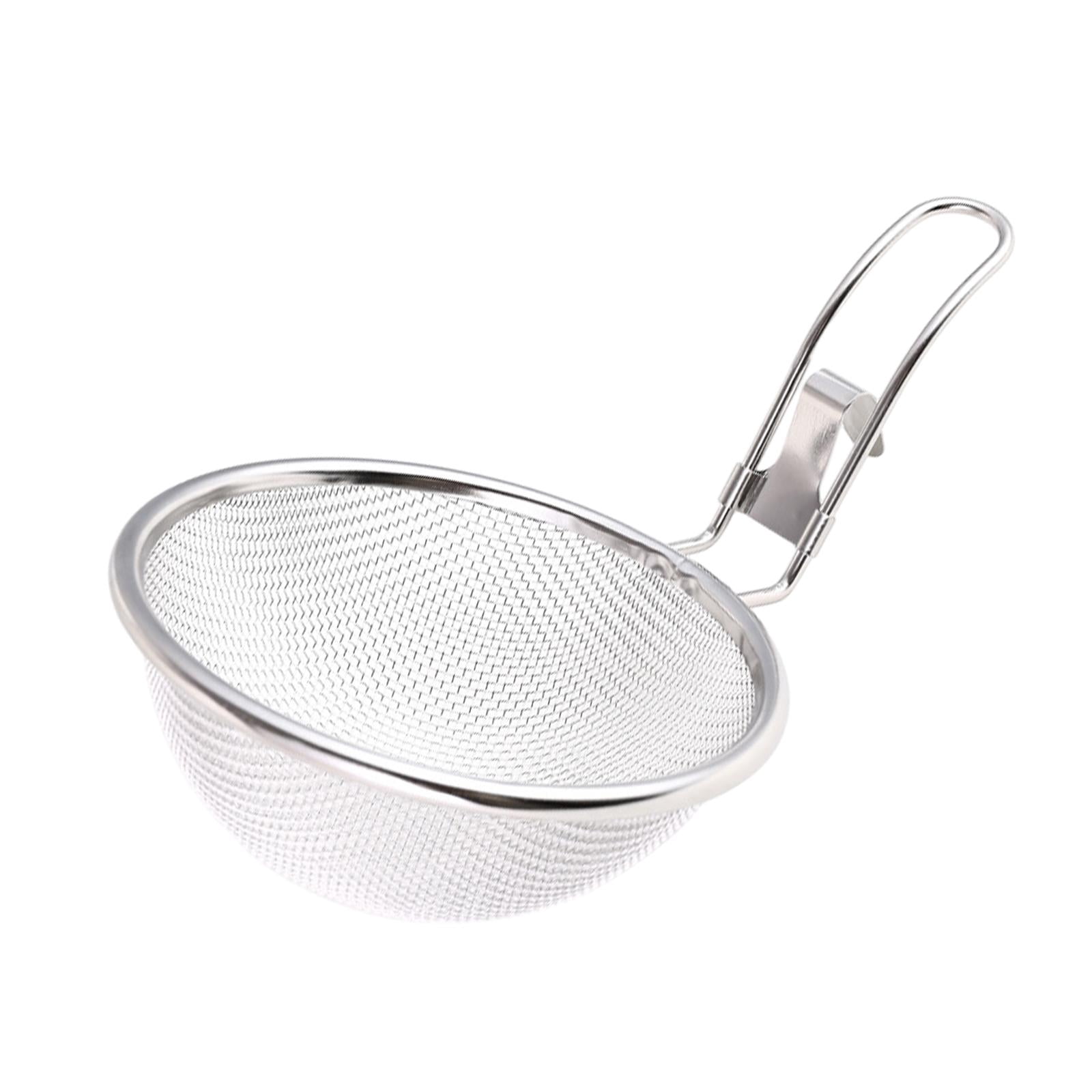 Colador de malla para el hogar Cesta para freír con mango colador de ...