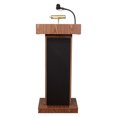 Oklahoma Sound Orator Floor Lectern, Medium Oak - Walmart.com