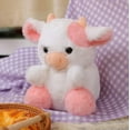 Yomiee 7.87-inch Cute Strawberry Cow Plush, Soft Silky Family Toy ...