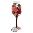 Tabletop Queen Ii Lolita Wine Glass Glass Hand Painted Gls115526 ...