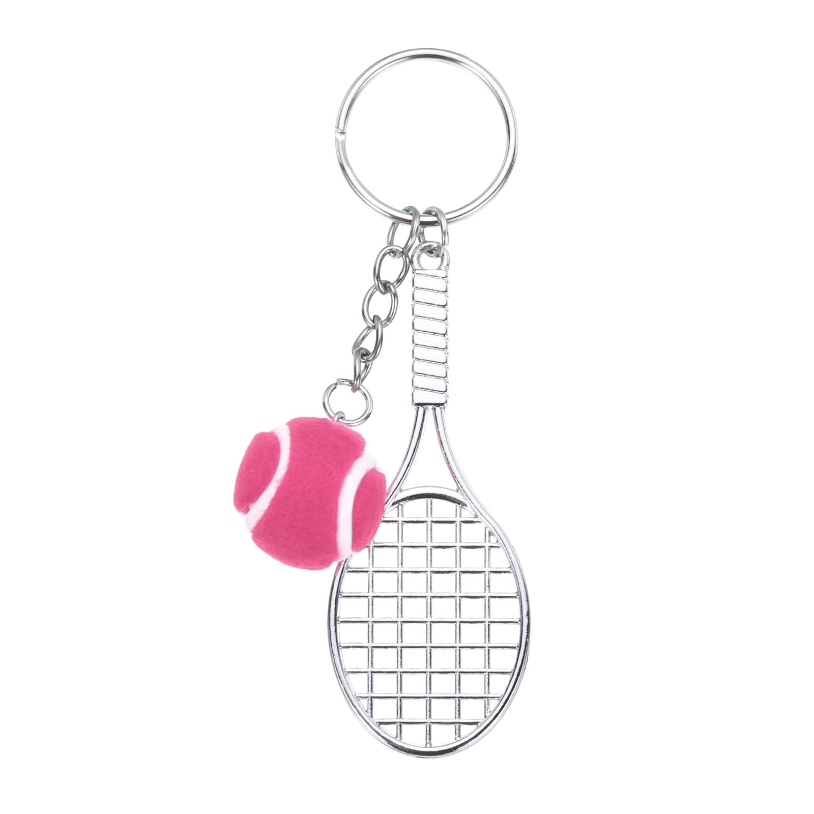 Click here for Unique Bargains Tennis Keychain  Metal Tennis Rack... prices