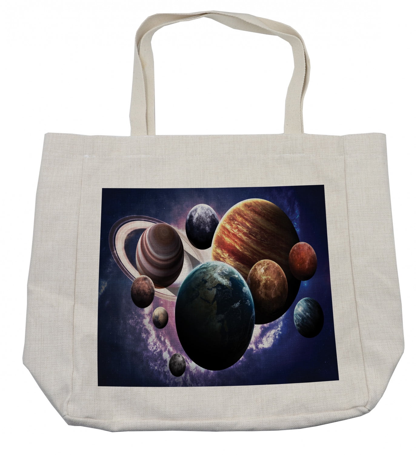 Space Shopping Bag, Solar System Planets All Together in Space Mercury ...