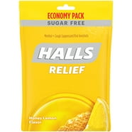 Equate Value Size Honey Lemon Cough Drops with Menthol, 160 Count ...