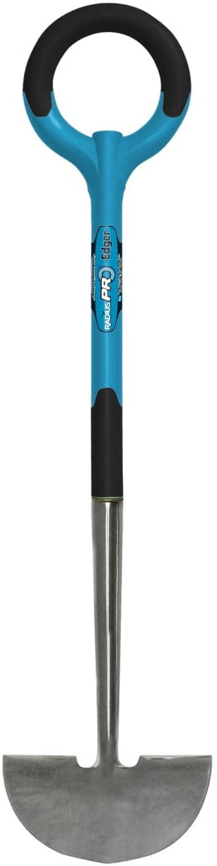 Radius Garden PRO Stainless Steel Manual Edger Spade, Durable Half-Moon ...