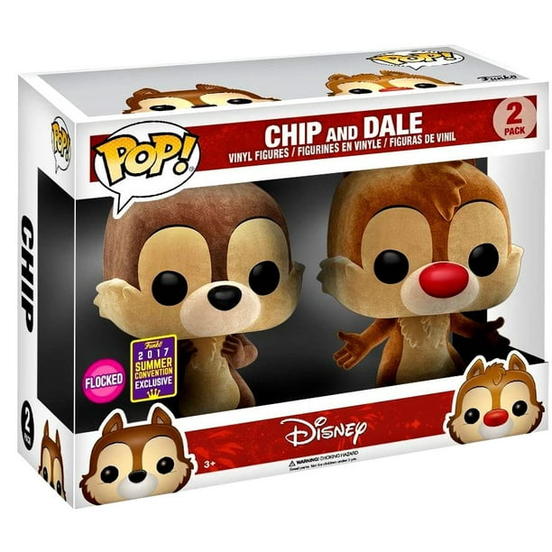 Funko POP! Animation Chip & Dale 2-Pack Vinyl Figure [Flocked ...