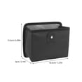 BESTYASH Compact Black Car Trash Bin Foldable Waste Bucket for Car ...