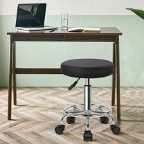 Walmart Ergonomic Workshop Roller Seat Stool with Casters, PU Leather ...