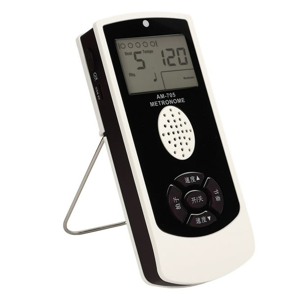 Vocal Digital Metronome,White Electronic Metronome 1800mah LCD Vocal ...