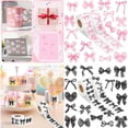 500Pcs Aesthetic Bowknot Sticker Sealing Sticker for Water Bottle ...