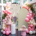 5FT Arch Backdrop Covers, Spring Floral Tulip Wedding Arch Cover ...