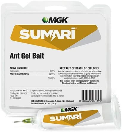 Sumari Ant Gel Bait Box - Controls Ants - 1 Box = (4 x 30g syringes) by MGK - Walmart.com