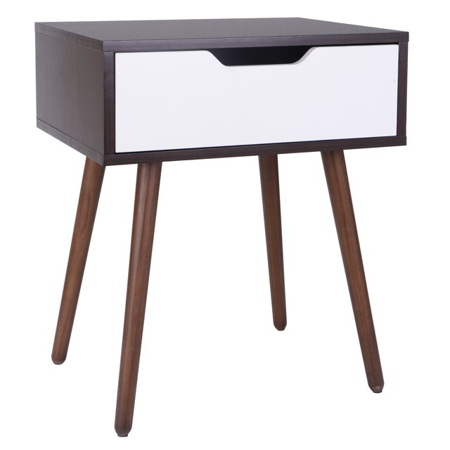 ZENSTYLE Modern Style Home Livingroom Storage Rack Wood Table with ...