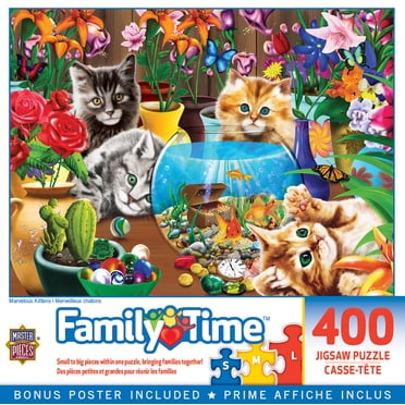 MasterPieces 400 Piece Jigsaw Puzzle for Adults - Peeking Through - 18 ...