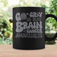 Go Gray In May For Brain Tumor Cancer Awareness Gray Ribbon Coffee Mugs ...
