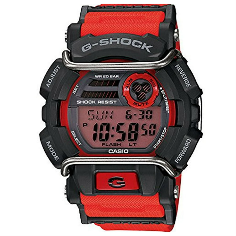 Casio G-Shock - Men's G-Shock GD400-4 Grey Resin Quartz Watch - Walmart ...