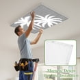 1 Pcs Rustic Palm Tree Fluorescent Light Covers Country Tropical ...