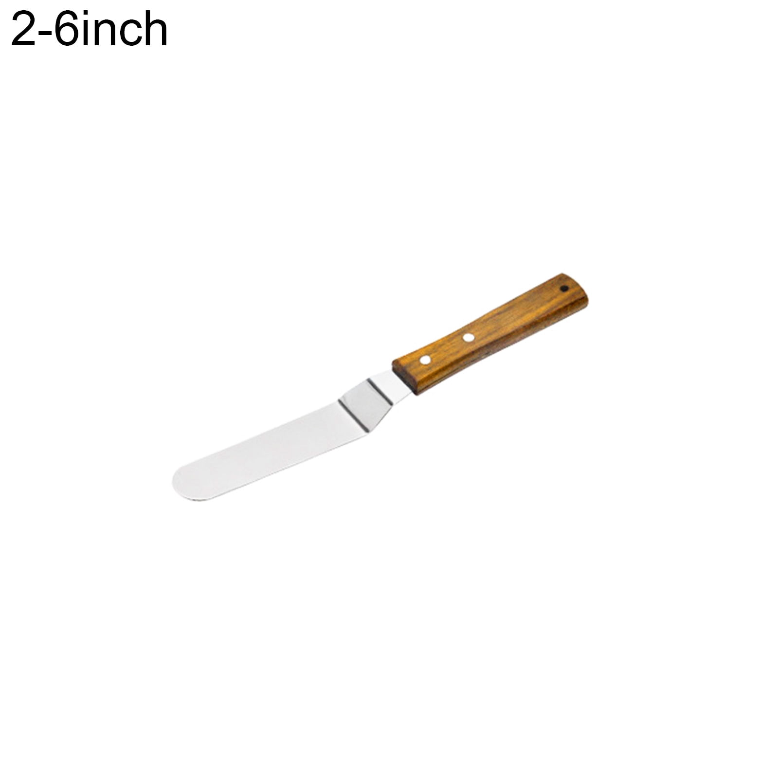 Scraper Mounting Flower Baking Gadget Wooden Handle Stainless Steel 6/8 ...