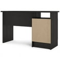 Pemberly Row Black Engineered Wood Computer Desk with Storage & 3 ...