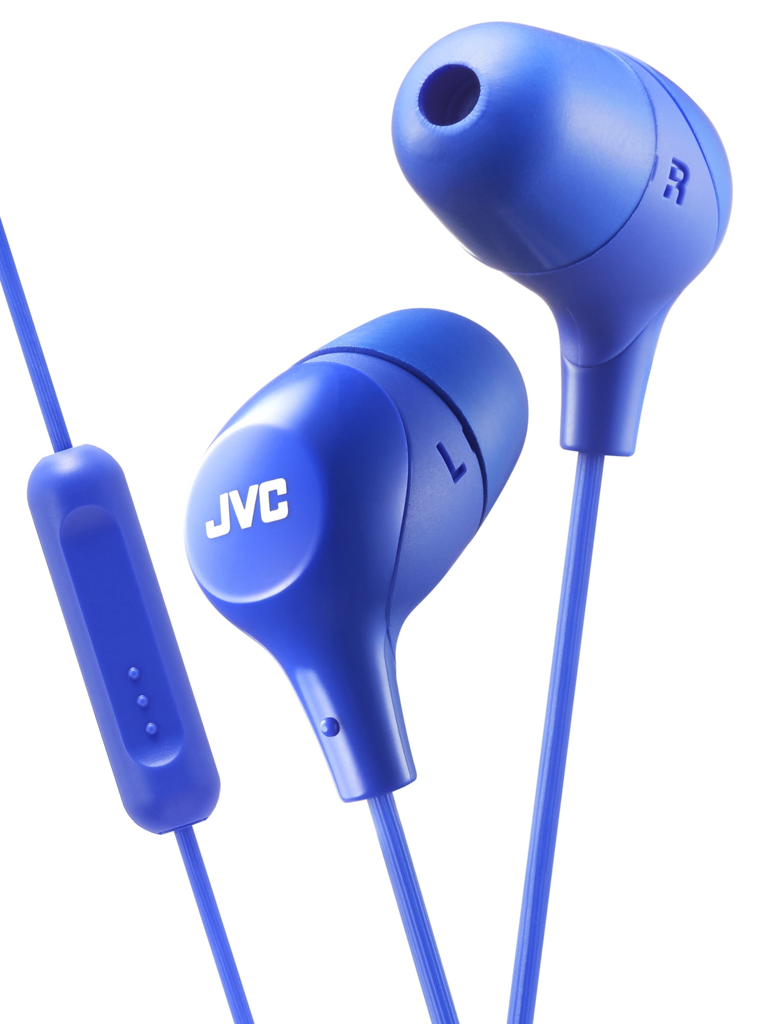 JVC In-Ear Headphones, Blue, HAFX38MA - Walmart.com