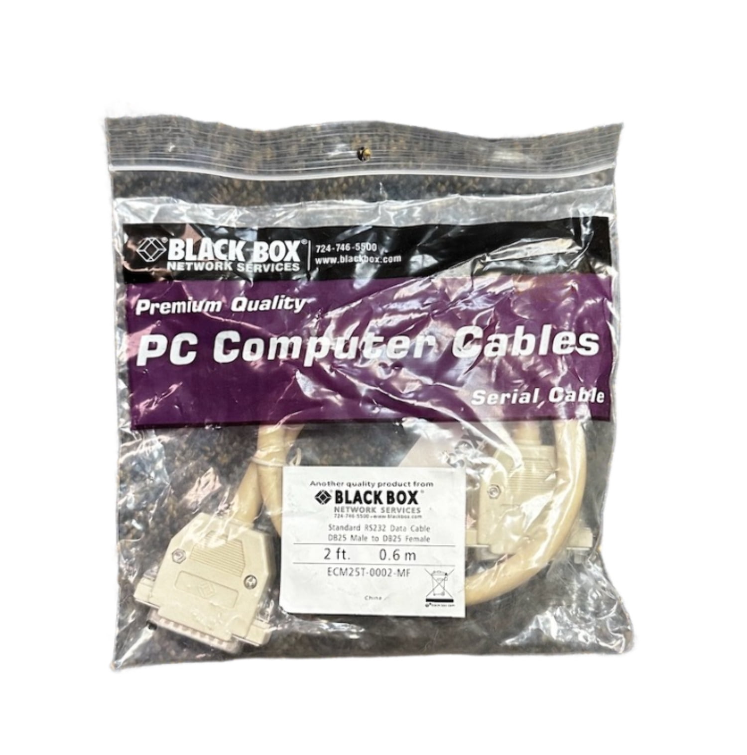 ECM25T-0002-MF PC Computer Cables Serial Cable Standard RS232 Data ...