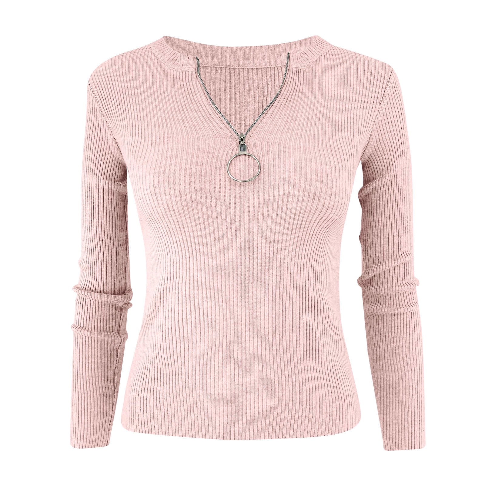 CAICJ98 Sweaters For Women Cardigan Open Front Women's Crew Neck Long ...