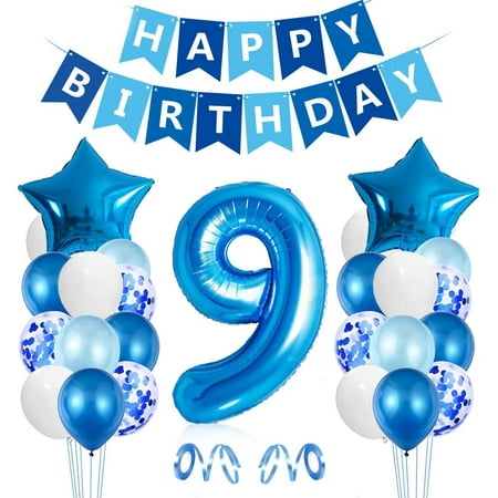 Surrme 9 Years Old Birthday Balloon Boy, 9 Years Old Birthday ...