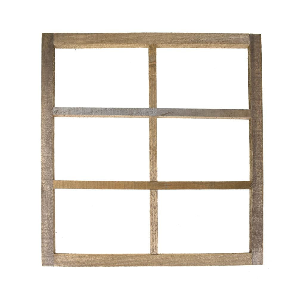 Miniature Wooden Six Panel Window Frame, 22-Inch - Walmart.com
